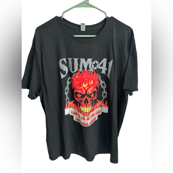 Sum 41 | Shirts | Sum 4 Tour 224 Graphic Tshirt Size Xl Nwot | Poshmark